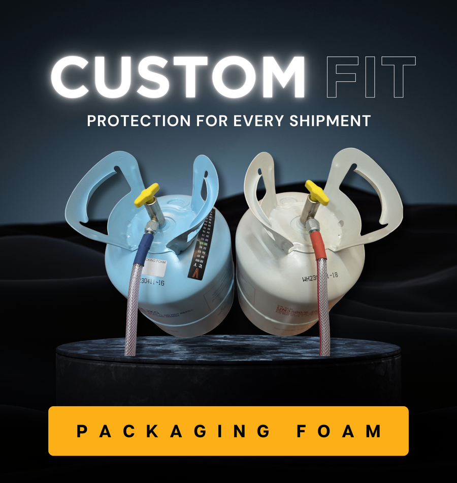 Expanding Packaging Foam Kit 2-Part Foam Packaging System with No Equi