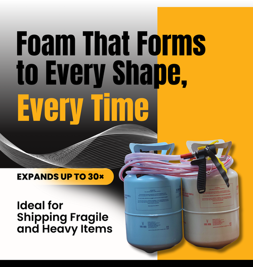 Expanding Packaging Foam Kit 2-Part Foam Packaging System with No Equi