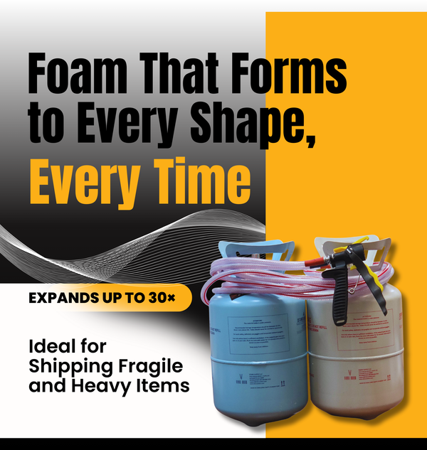Expanding Packaging Foam Kit 2-Part Foam Packaging System with No Equi